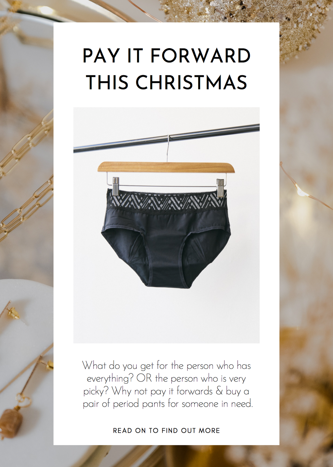 Pay it forward this Christmas | Sancho's | Ethical Clothing & Gifts